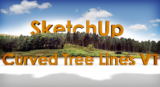 18 SketchUp Curved Tree Lines V1 | SketchUcation